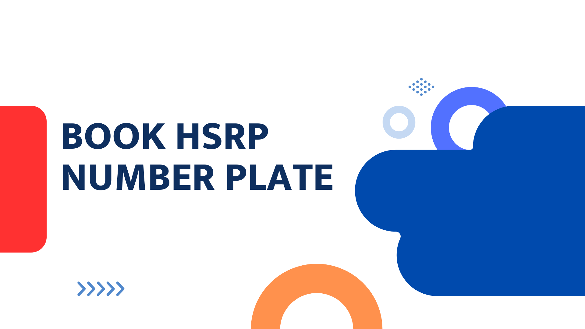 HSRP Number Plate - Apply High Security Registration Plate